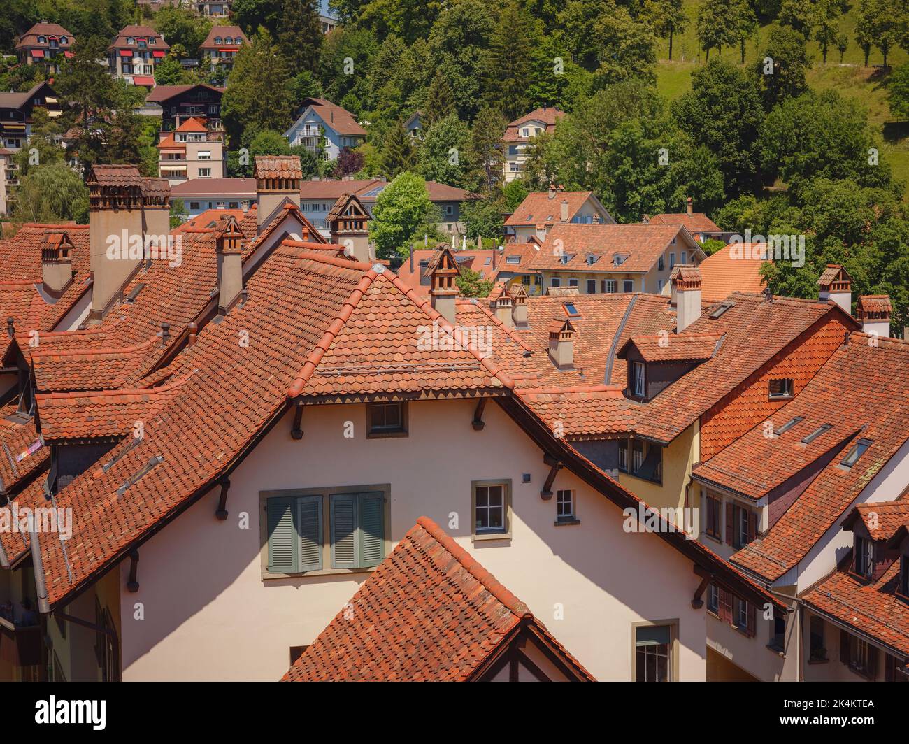 travel to Bern, Switzerland in summer. The old part of Bern is ...