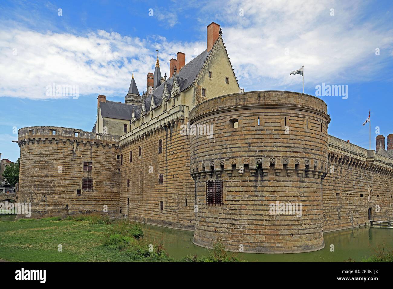 Nantes Chateau and Castle Ramparts Stock Photo - Alamy
