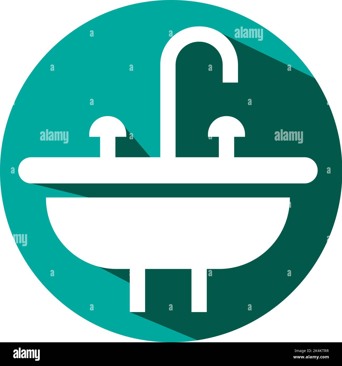 White bathroom Stock Vector Images - Alamy