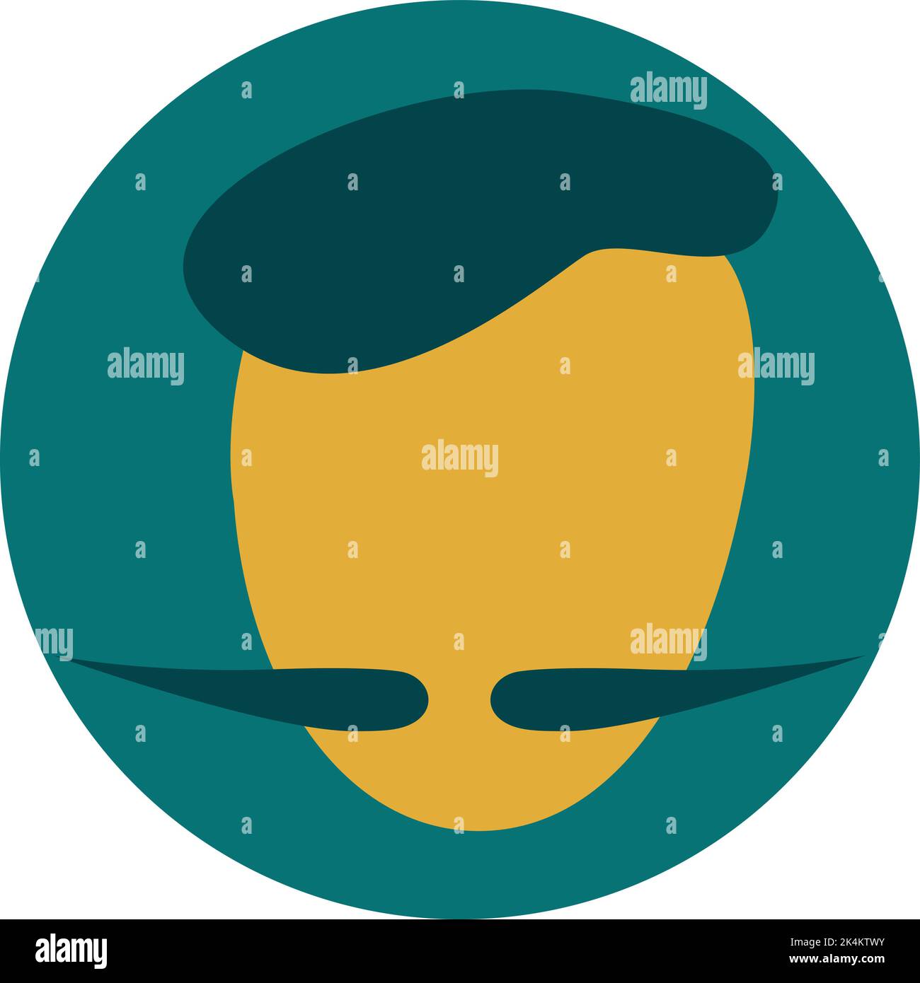 Male french waiter Stock Vector Images - Alamy