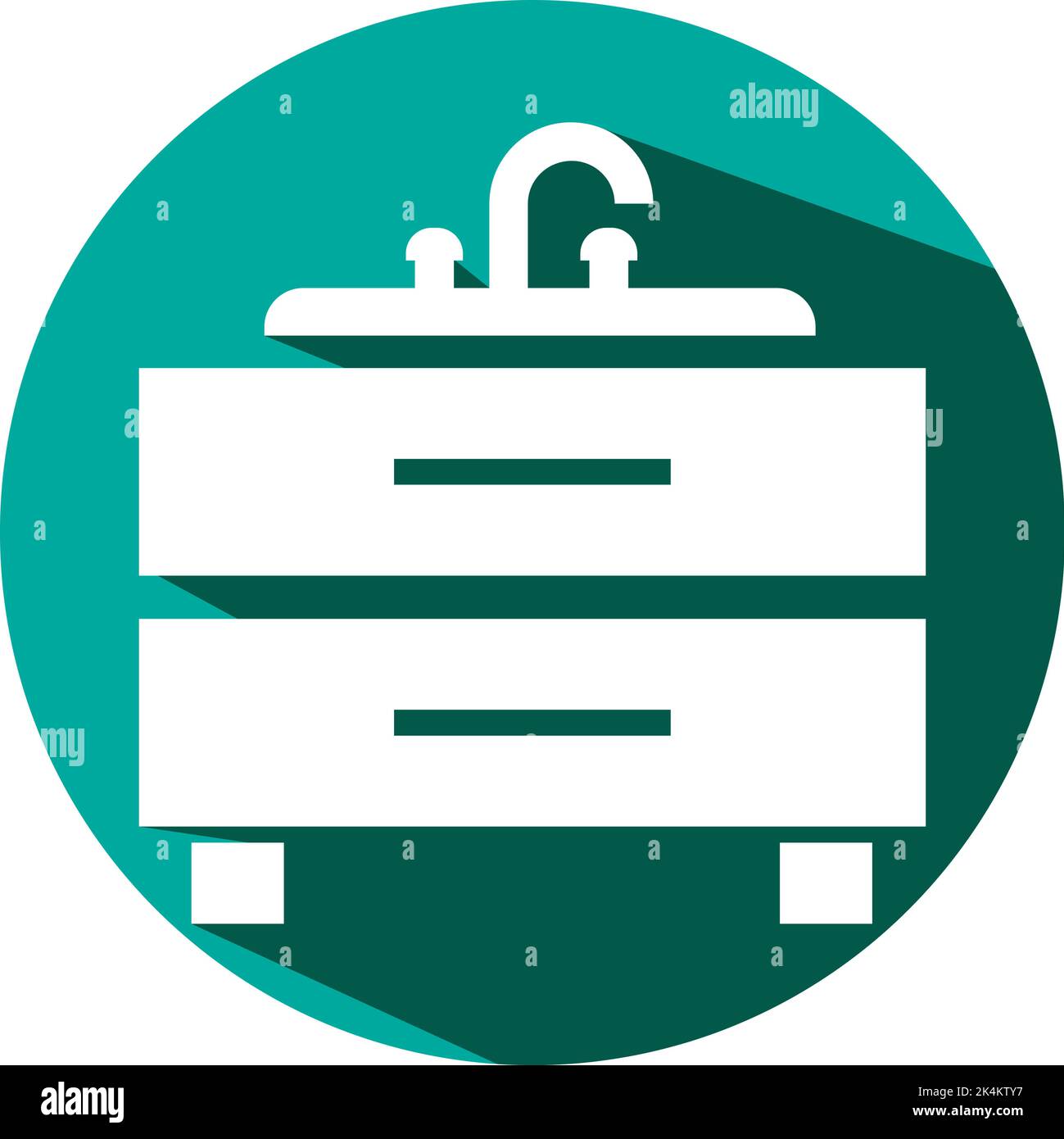 White bathroom Stock Vector Images - Alamy