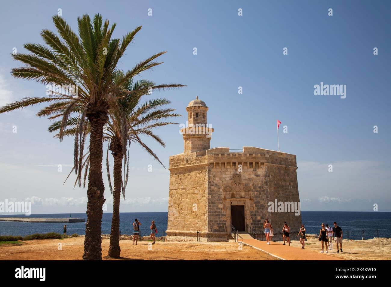 Ciutadella, Spain - September 6th, 2022: Saint Nicholas castle was ...