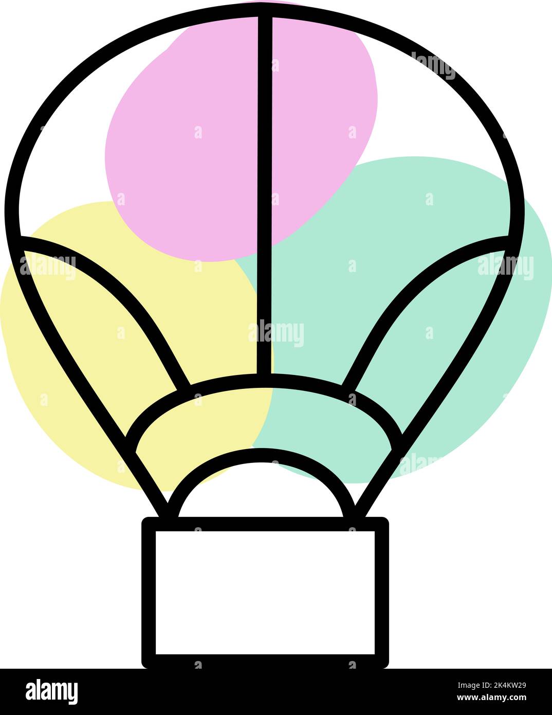 Origami white hot air Stock Vector Images - Alamy