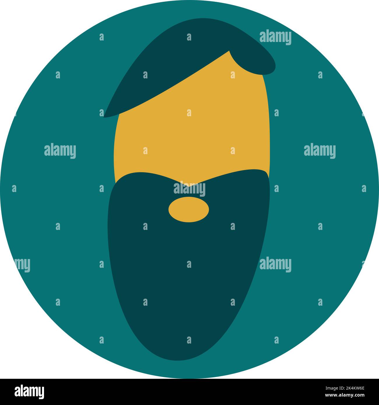 Character man bearded hairstyle vector hi-res stock photography and ...