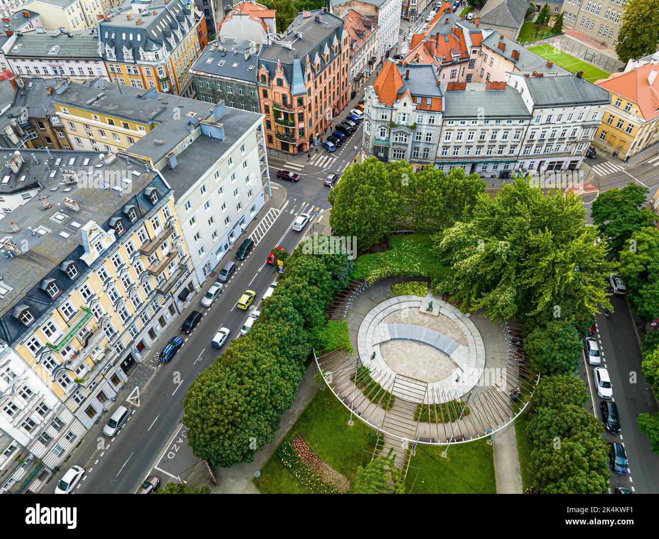 Aerial View of Modern District of Poznan. Greater Poland Voivodeship ...