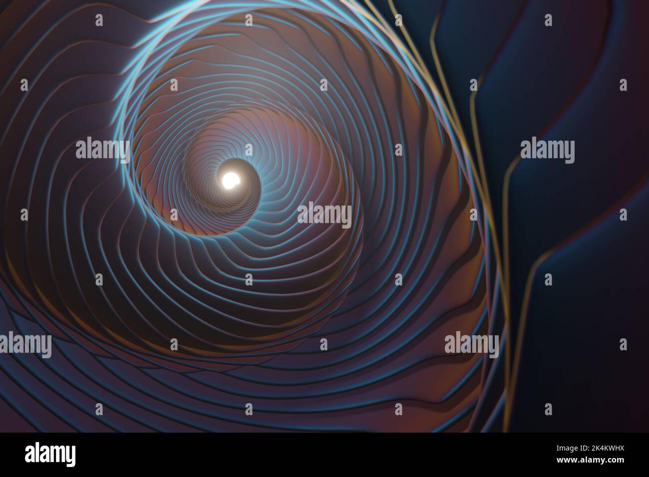 Beautiful Abstract colourful swirl golden ratio background. Starburst ...