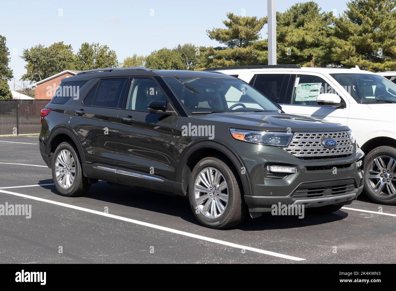 Kokomo - Circa October 2022: Ford Explorer display at a dealership ...