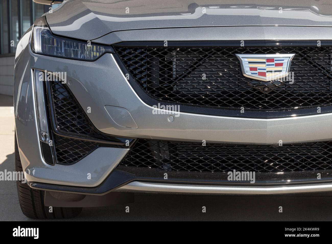 Kokomo - Circa October 2022: Cadillac CT5 display. Cadillac offers the ...