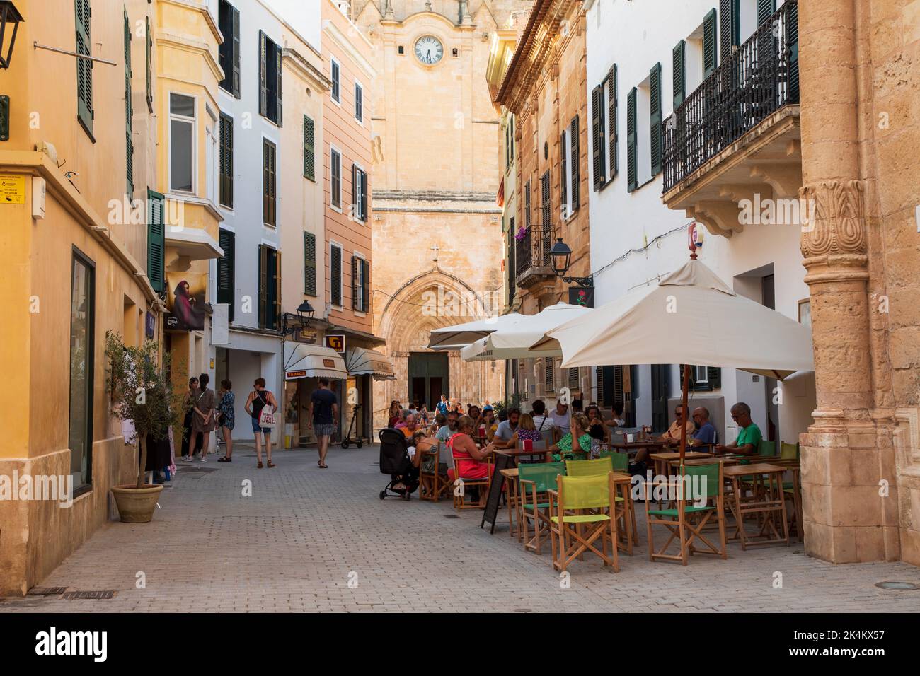 Ciutadella, Spain - September 6th, 2022: Ciutadella is a very ...