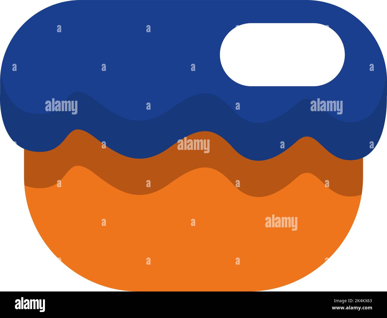 Icing a biscuit Stock Vector Images - Alamy