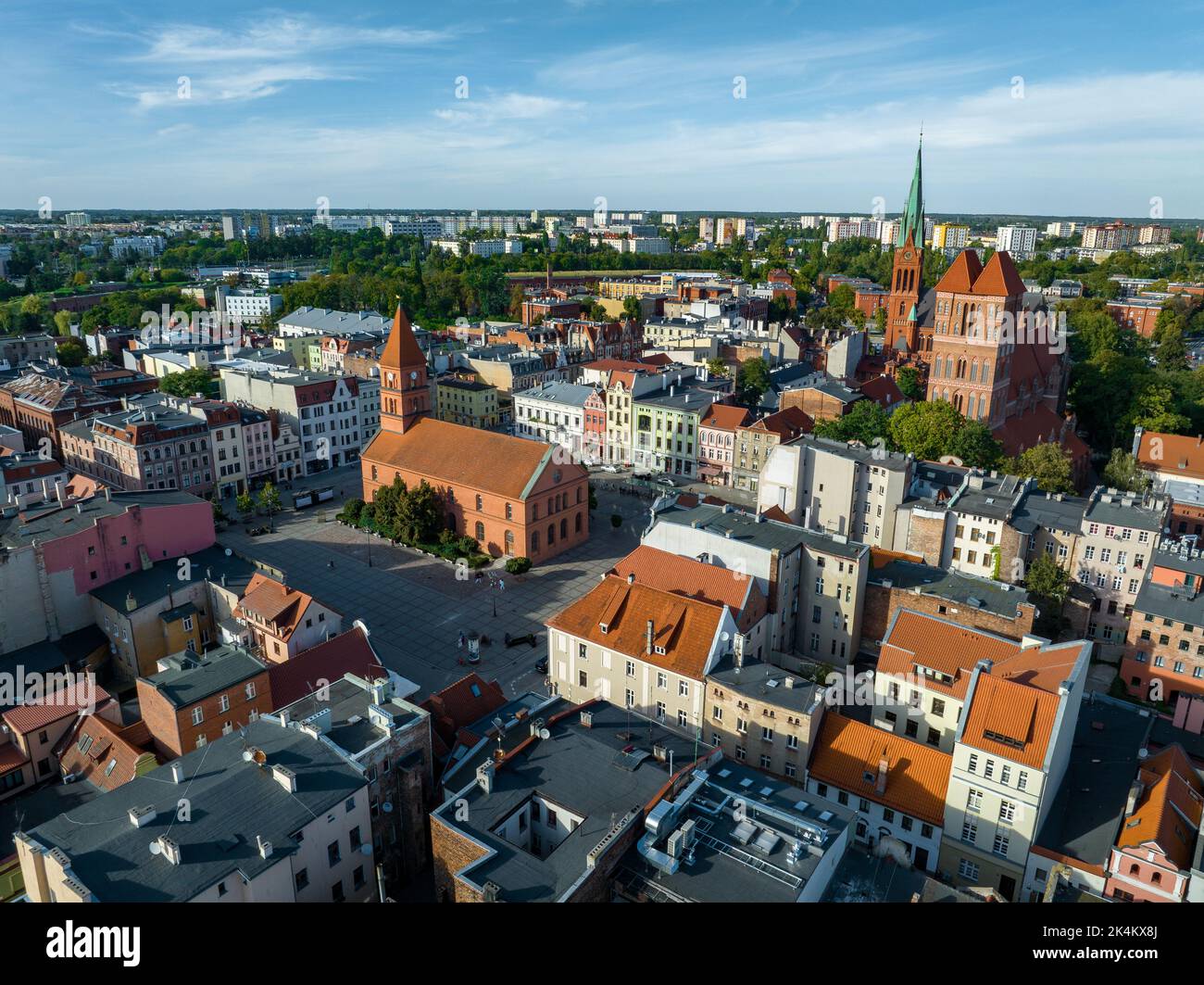 Panorama old town square torun hi-res stock photography and images - Alamy