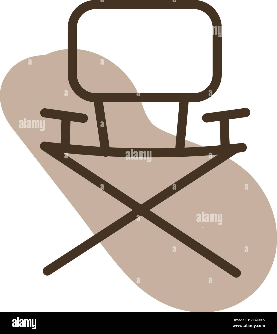 On camping chair Stock Vector Images - Alamy