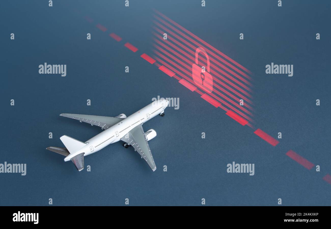 Denial of permission to enter the airside. Danger in aircraft operation ...