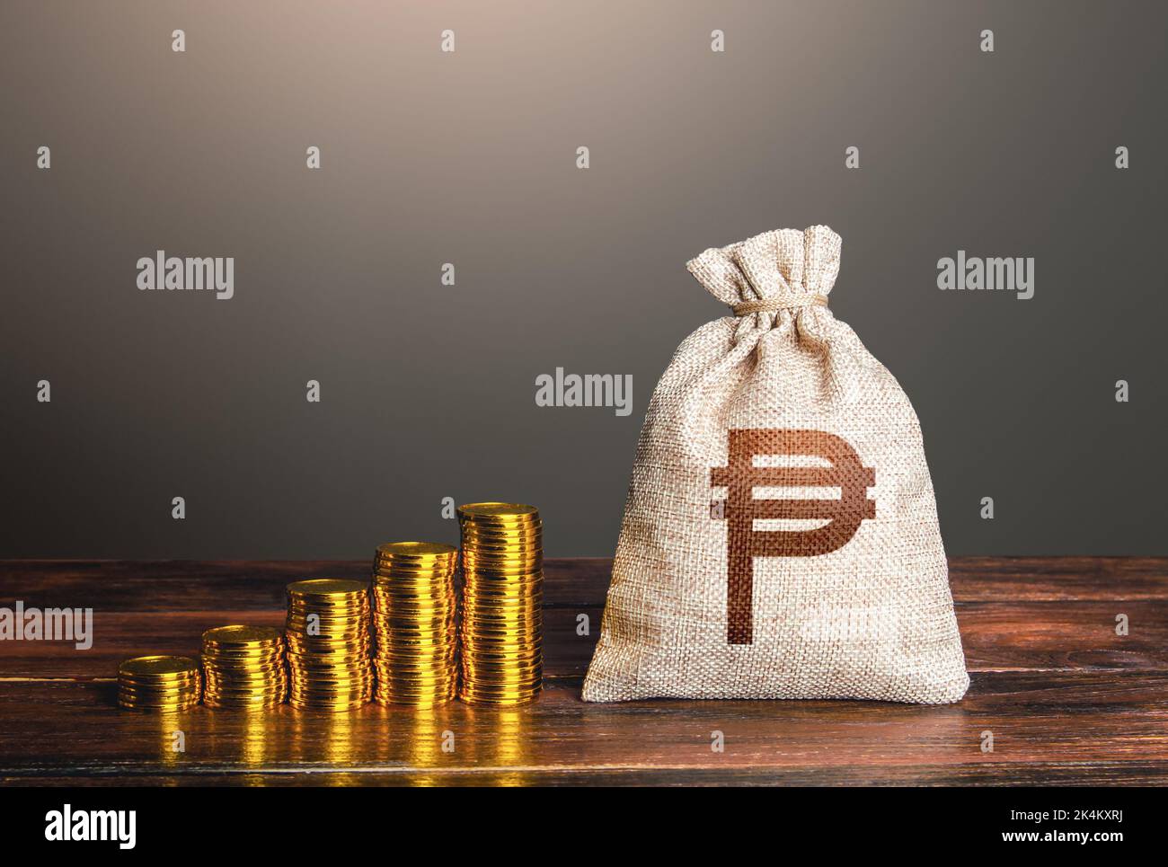 Philippine peso coins hi-res stock photography and images - Alamy