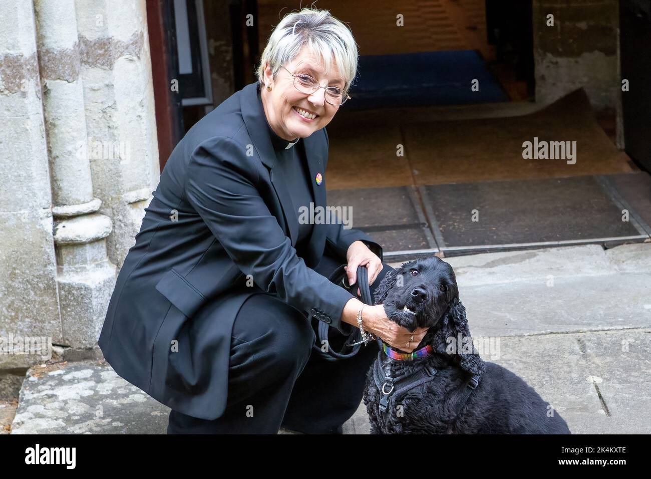 Milton Keynes,UK 02nd October 2022. Vicar Sharon GRENHAM-THOMPSON and ...