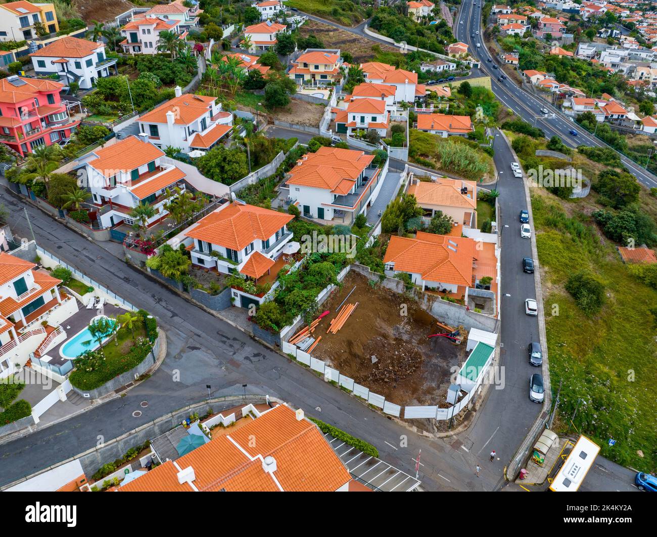 Funchal Aerial View. Funchal is the Capital and Largest City of Madeira ...