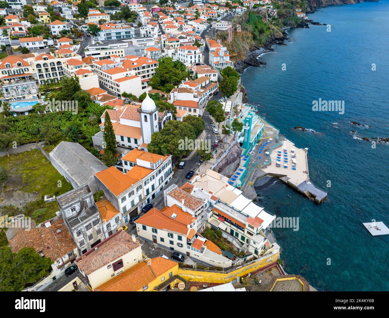 Funchal Aerial View. Funchal is the Capital and Largest City of Madeira ...