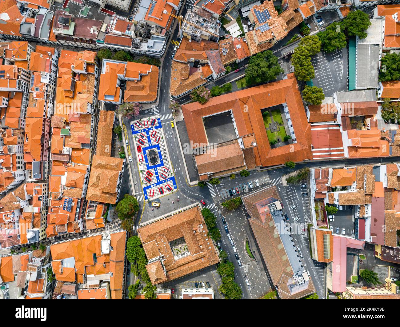 Funchal Aerial View. Funchal is the Capital and Largest City of Madeira ...