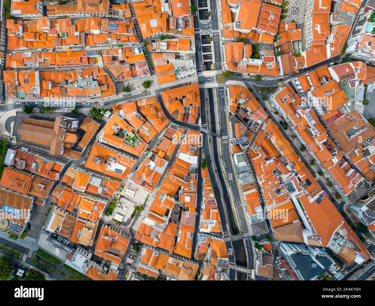 Funchal Aerial View. Funchal is the Capital and Largest City of Madeira ...