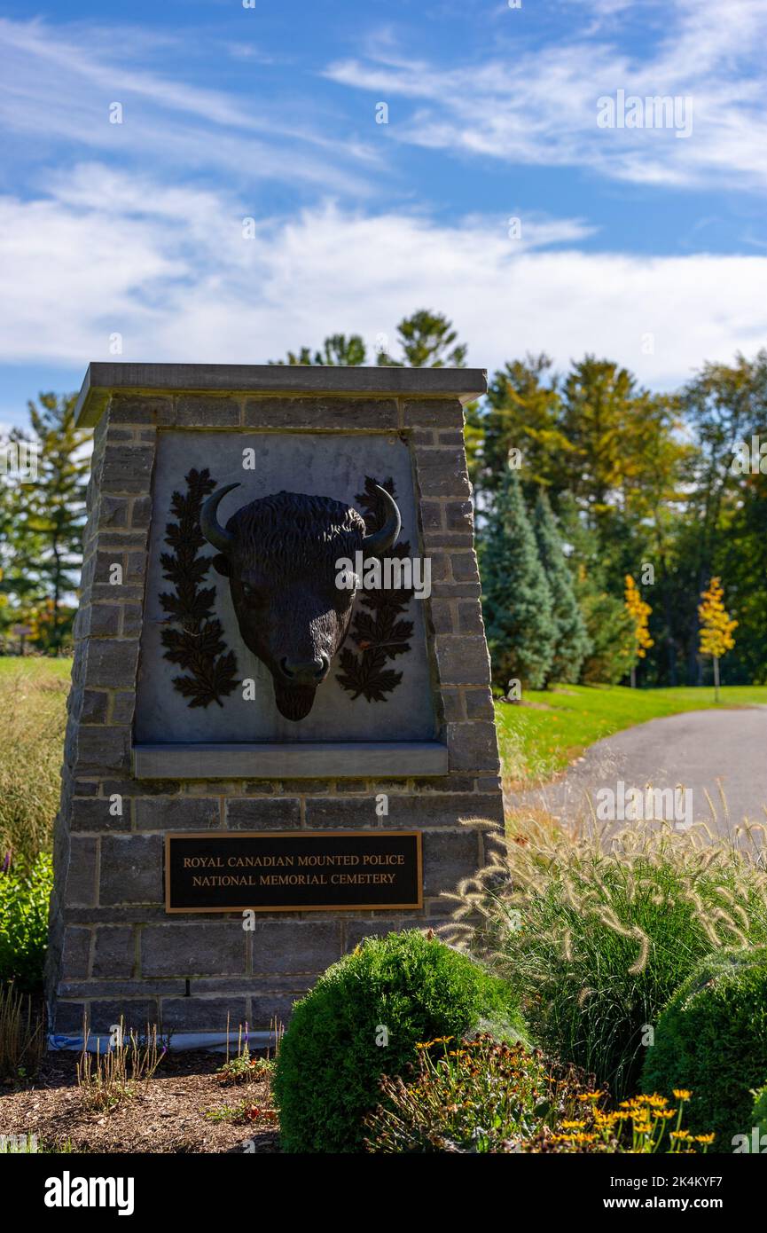 Royal canadian mounted police national memorial cemetery hi-res stock ...