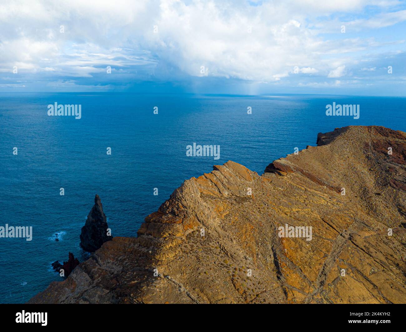 Madeira Aerial View. Landscape of Madeira Island - Ponta de Sao ...