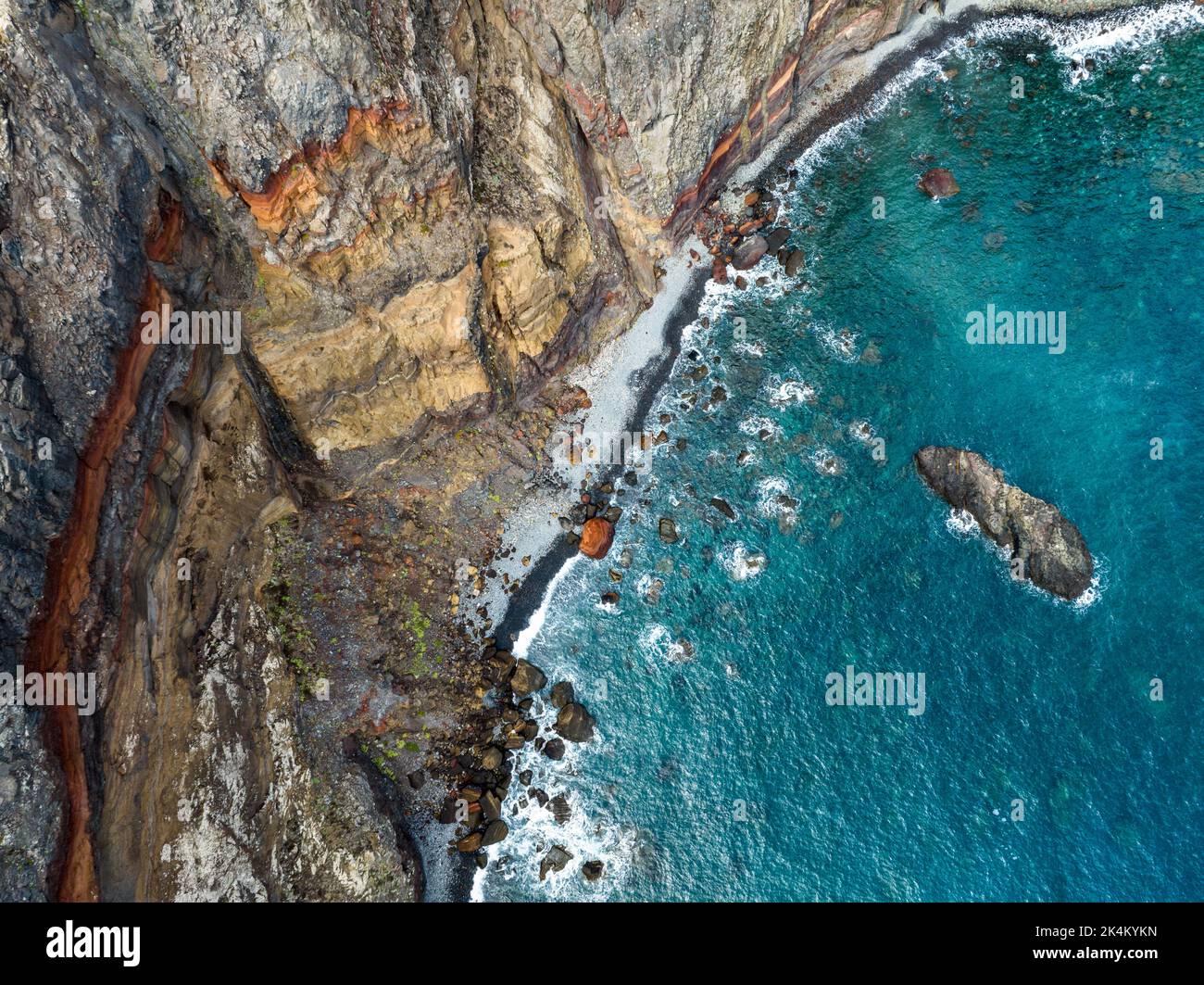 Madeira Aerial View. Landscape of Madeira Island - Ponta de Sao ...