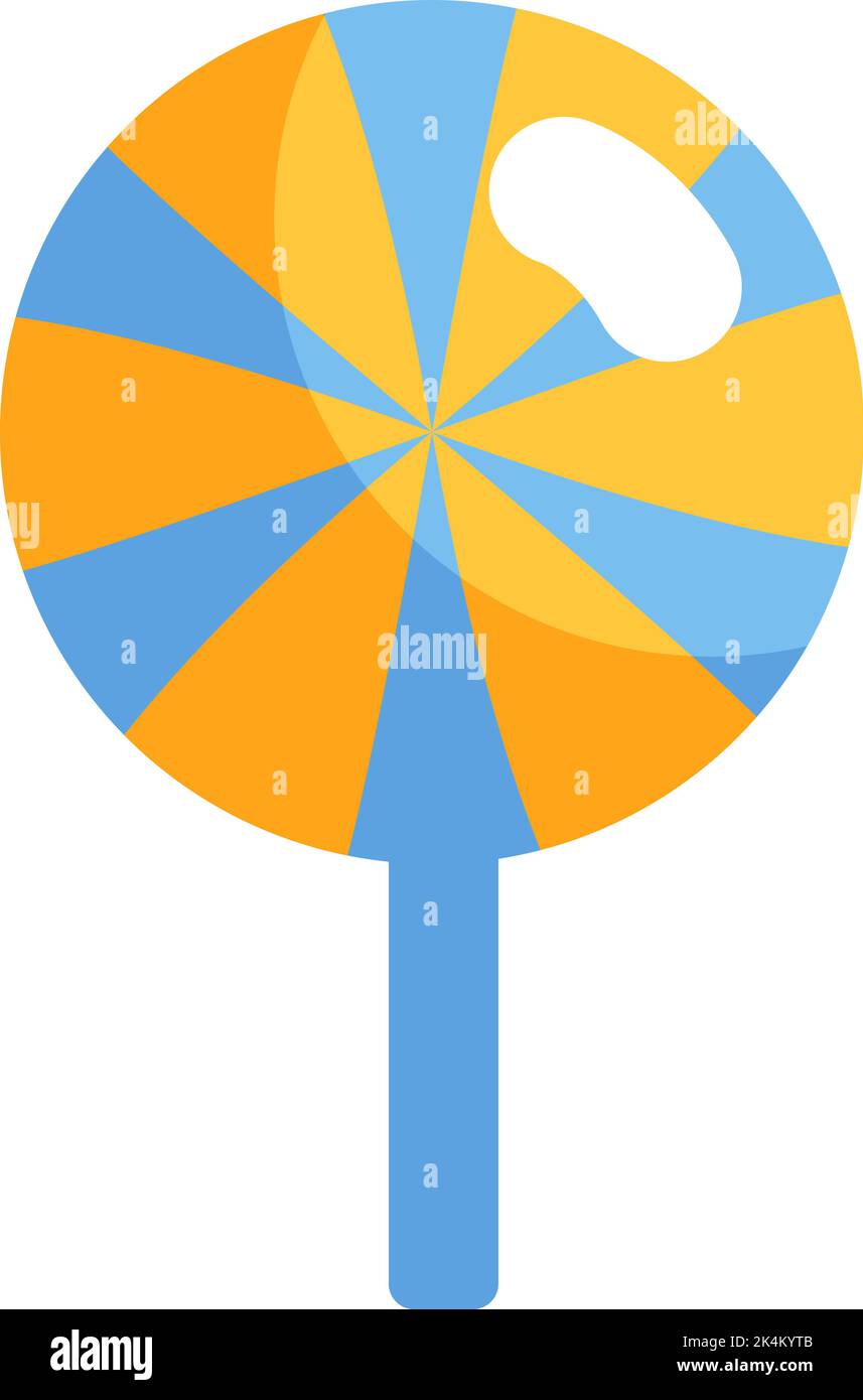 Childhood lollipop, illustration, vector on a white background Stock ...