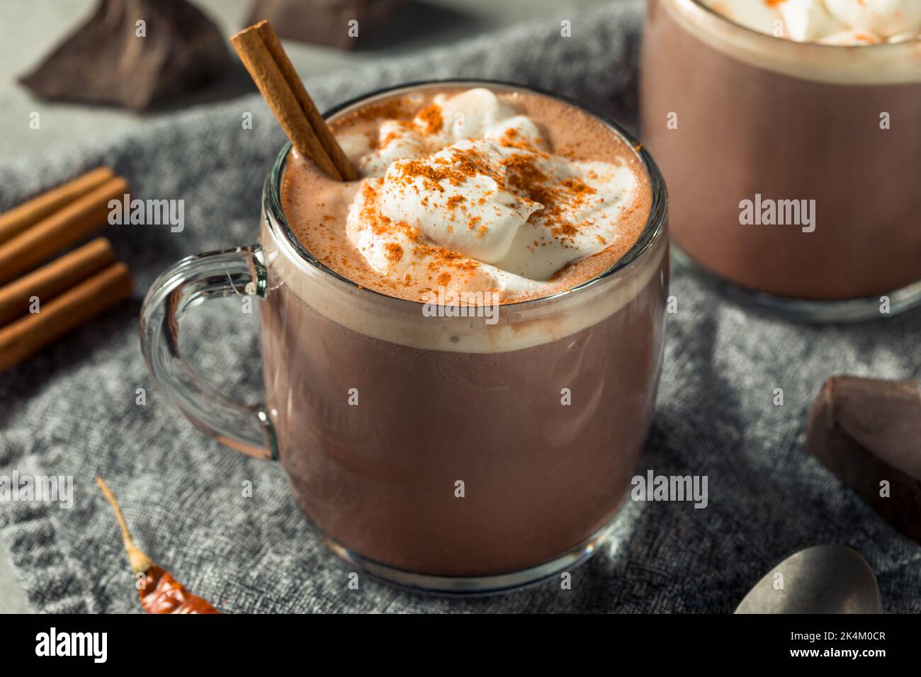 Homemade hot chocolate cocoa hi-res stock photography and images - Alamy