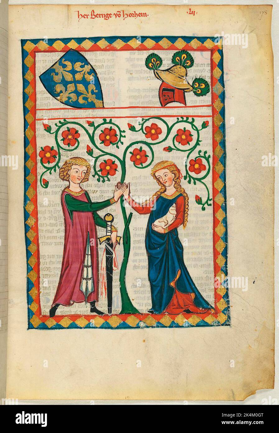 Illuminated manuscript hi-res stock photography and images - Alamy