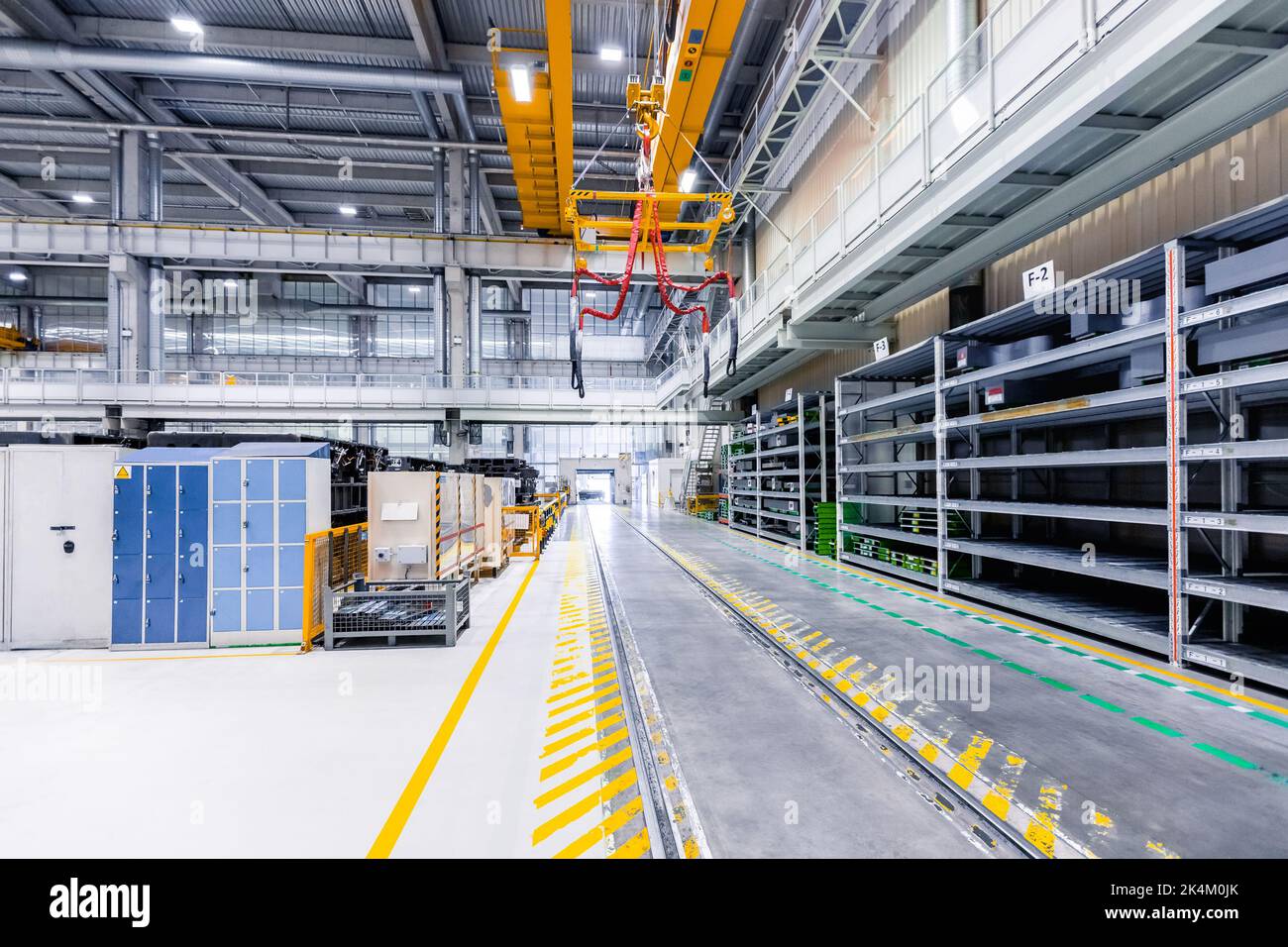 crane for stamping forms in a car factory Stock Photo - Alamy
