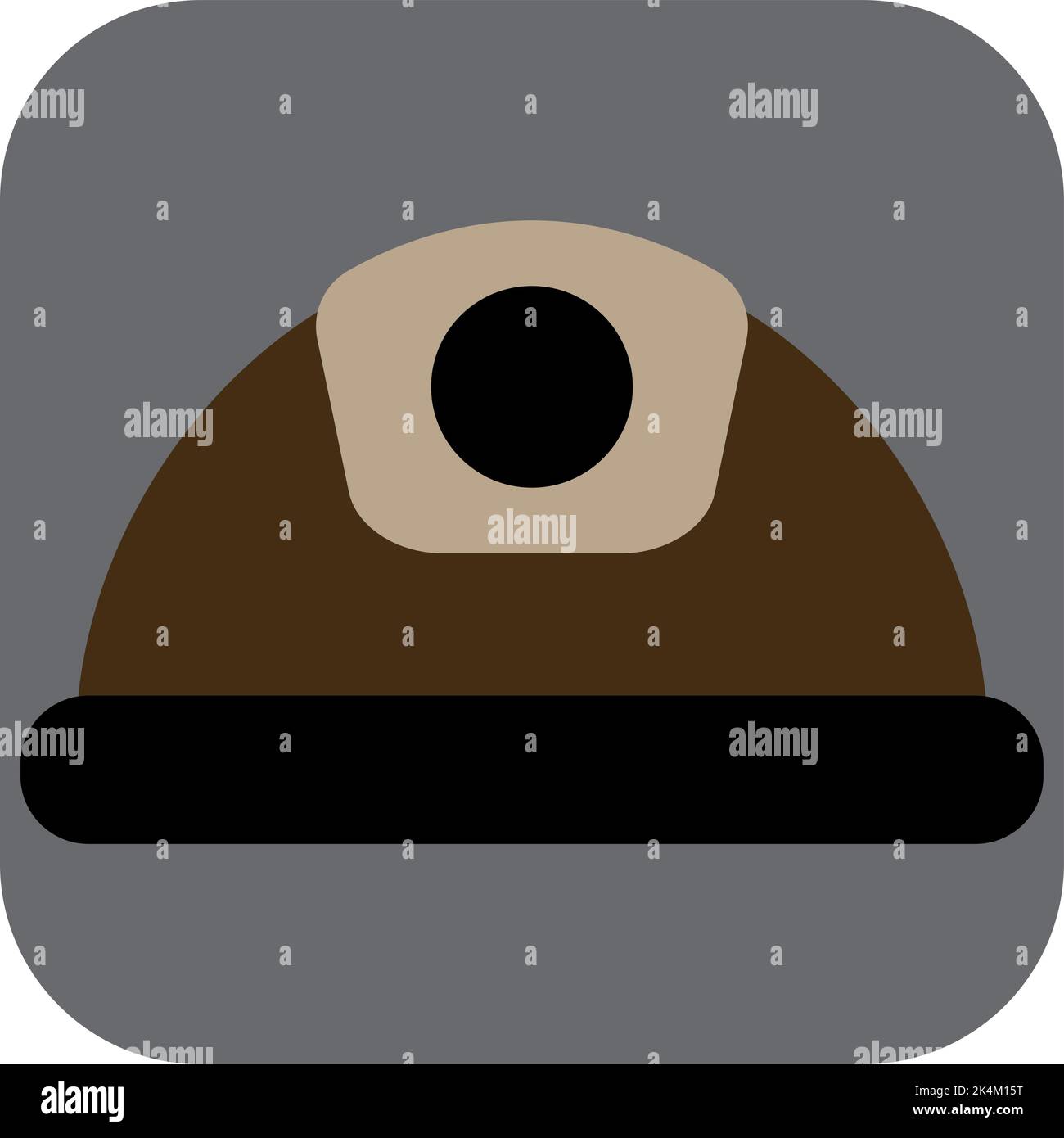 Engineering hat, illustration, vector on a white background Stock ...