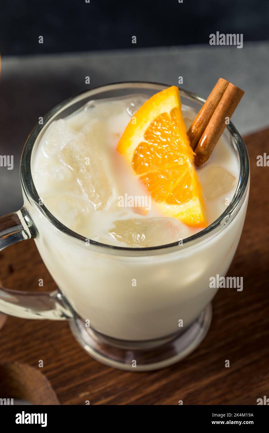 Boozy Refreshing Milk and Honey Cocktail with Benedictine and Cinnamon ...