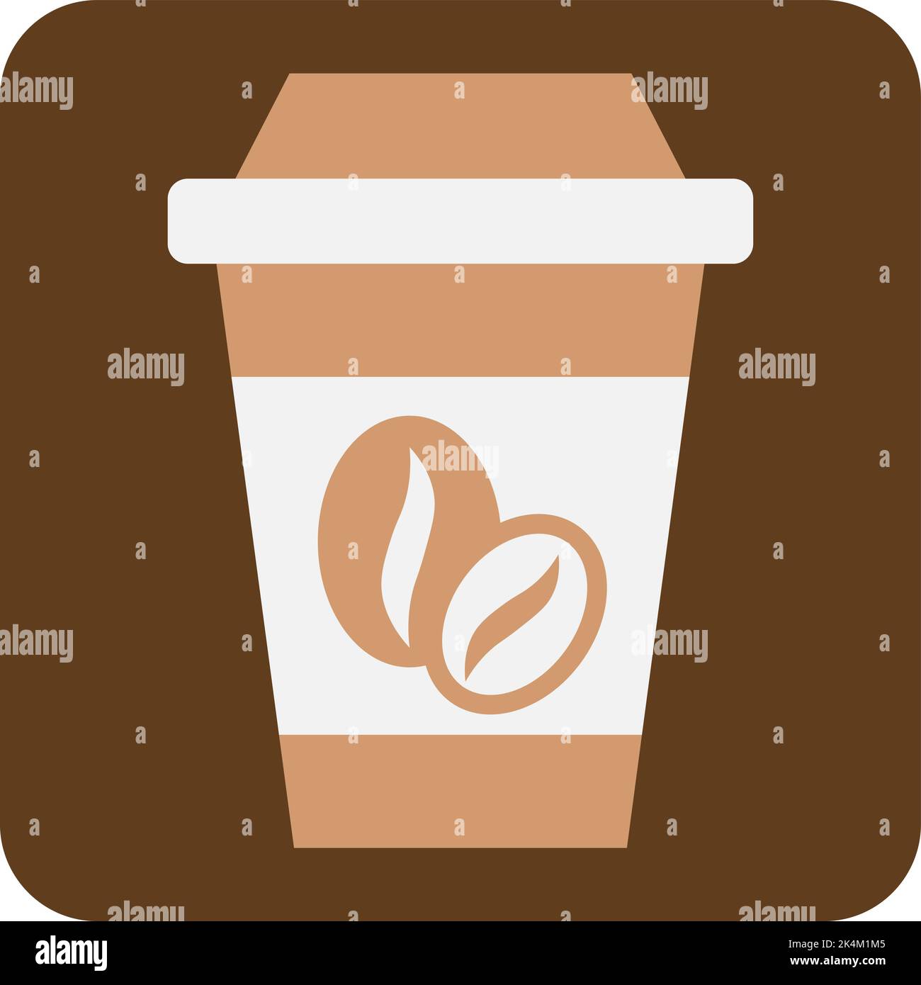 Coffee to go, illustration, vector on a white background Stock Vector ...