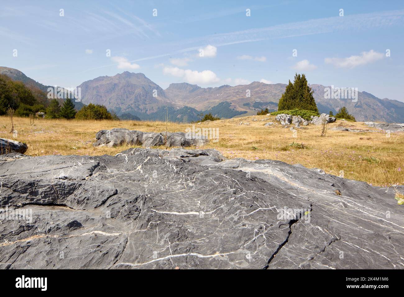 Mountain scene in the Pyrenees Stock Photo - Alamy