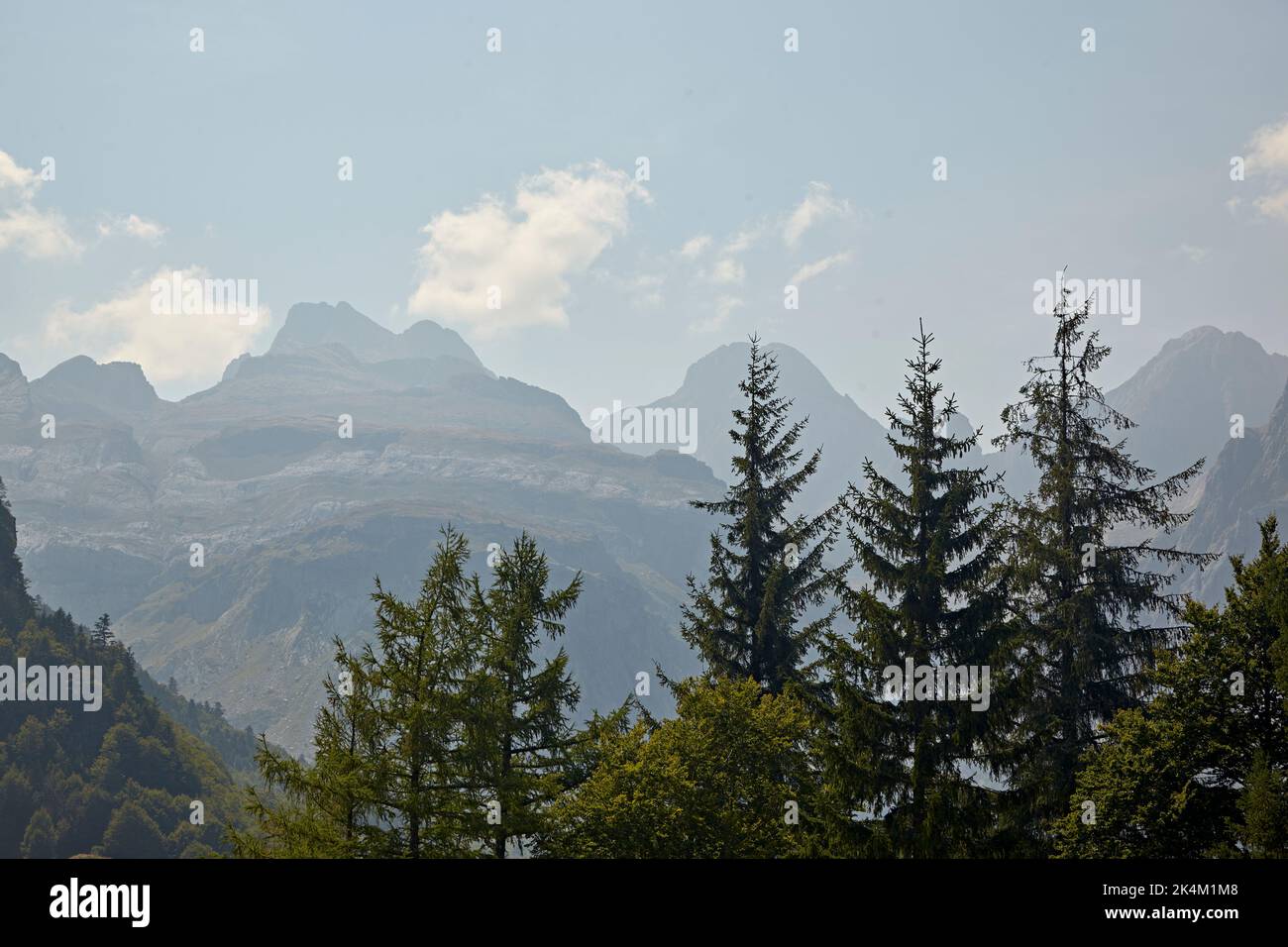 Mountain scene in the Pyrenees Stock Photo - Alamy