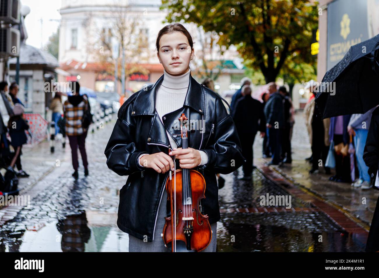 ZAKARPATTIA REGION, UKRAINE - OCTOBER 01, 2022 - A 17-year-old ...