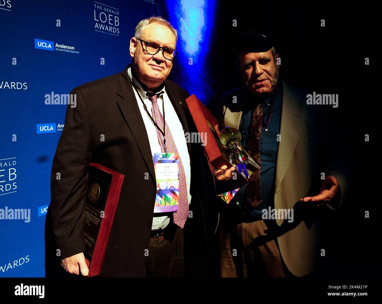 09/29/2022 New York, New York 2022 Gerald Loeb Awards, held at Capitale ...