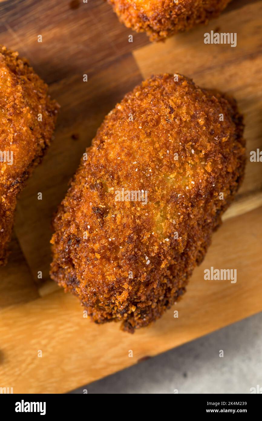 Homemade Japanese Beef Korokke Croquette with Panko and Potato Stock ...