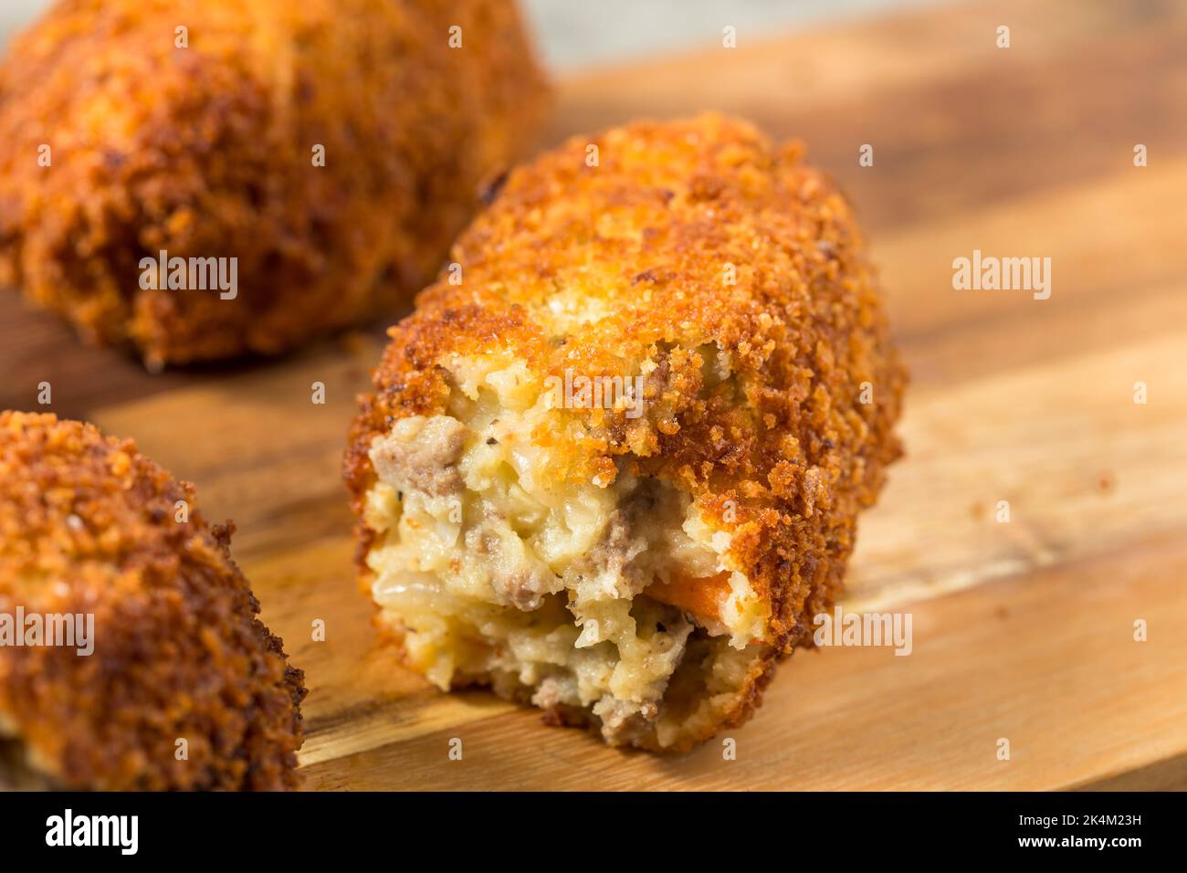 Homemade Japanese Beef Korokke Croquette with Panko and Potato Stock ...