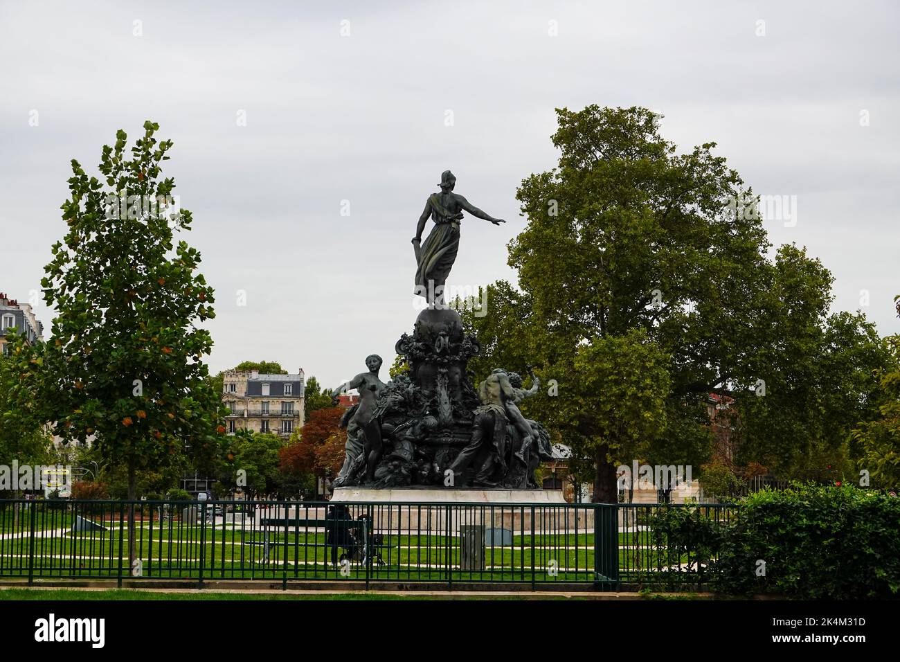 Place de la Nation, large bronze sculpture by Aimé-Jules Dalou, the ...
