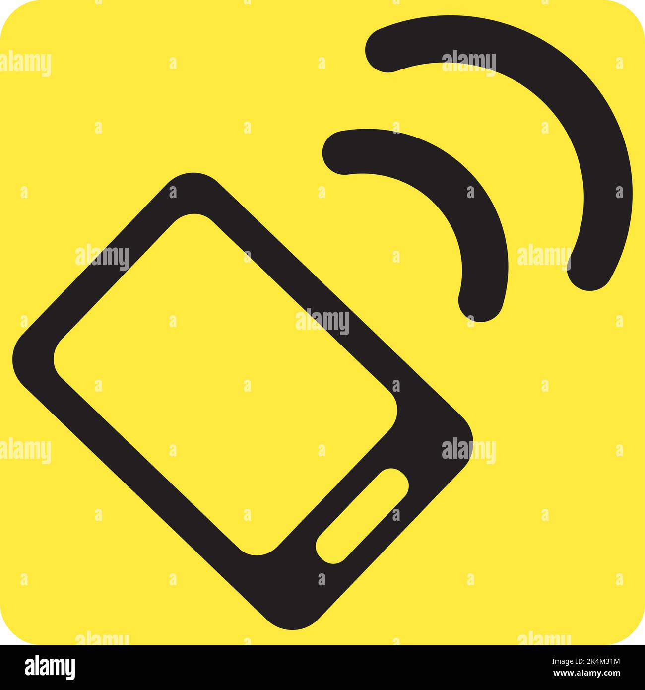 Hand phone on top Stock Vector Images - Alamy