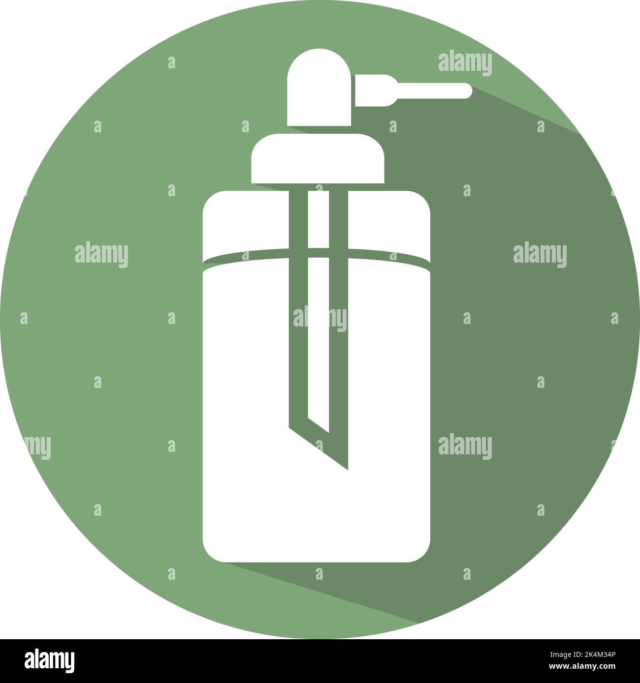 Cosmetic face foundation, illustration, vector on a white background ...