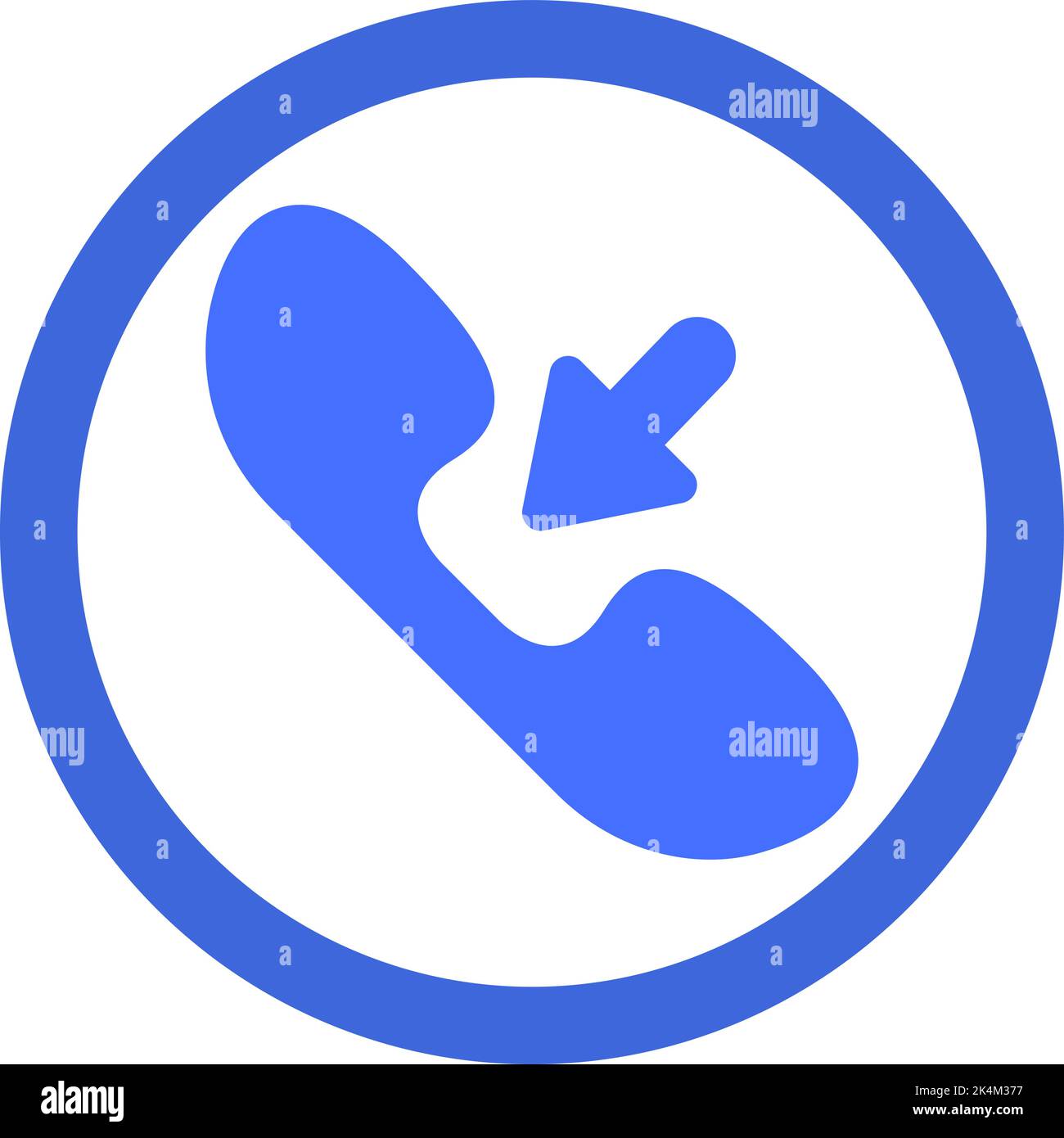 Incoming call, illustration, vector on a white background Stock Vector ...