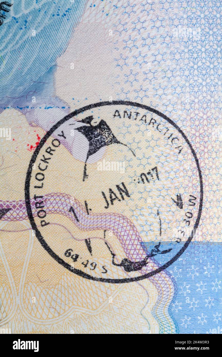 Port lockroy passport stamp hi-res stock photography and images - Alamy