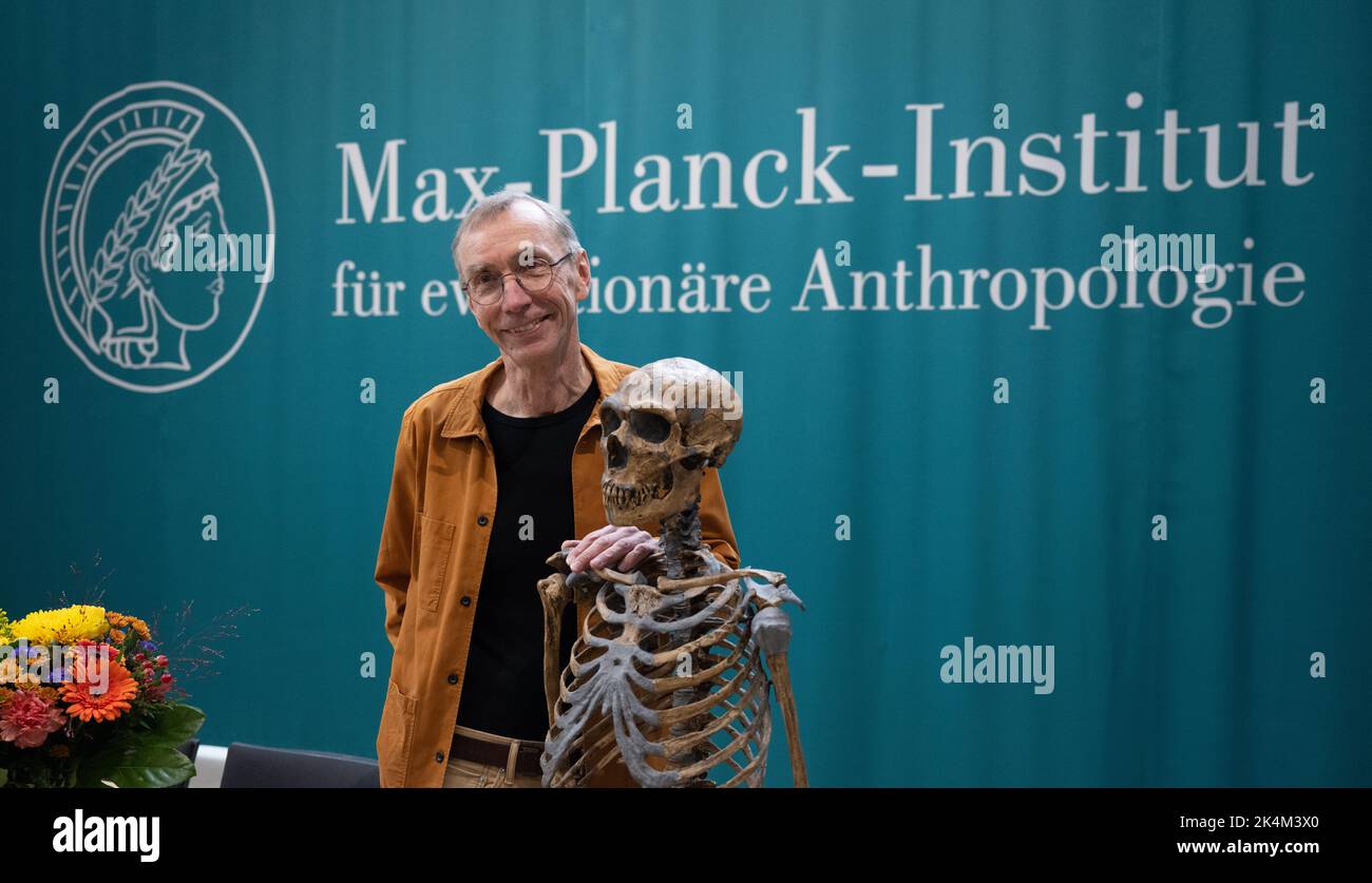 Leipzig, Germany. 03rd Oct, 2022. Swedish evolutionary researcher ...