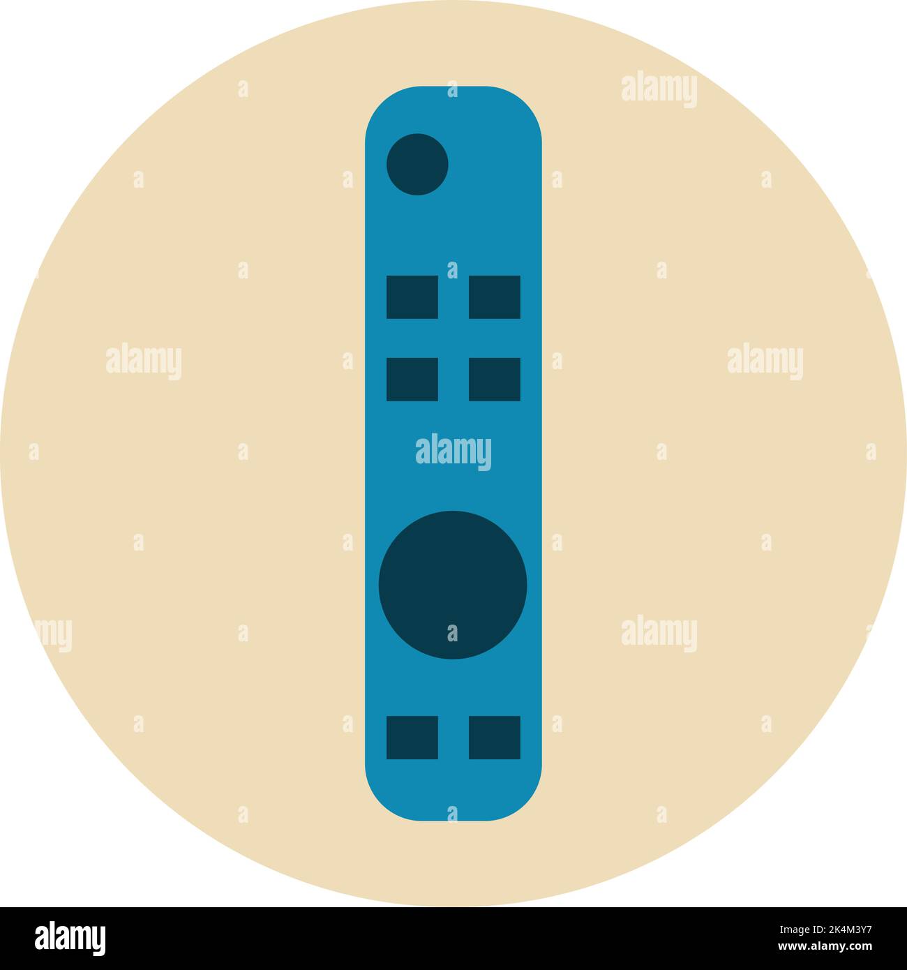 Electronic tv remote, illustration, vector on a white background Stock ...