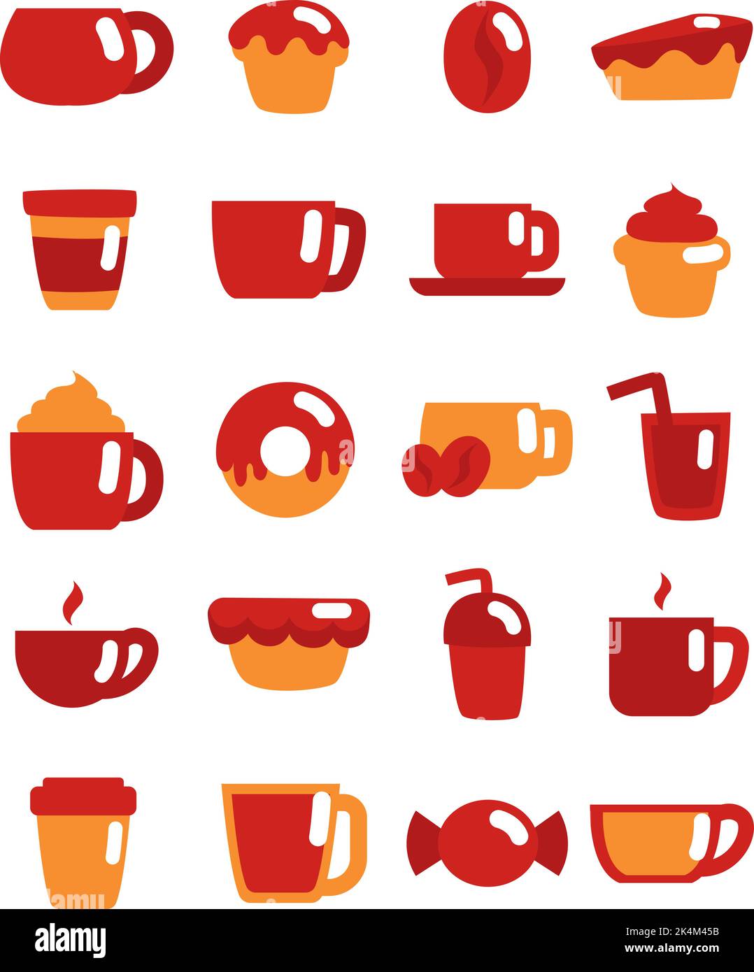 Coffee break, illustration, vector on a white background Stock Vector ...