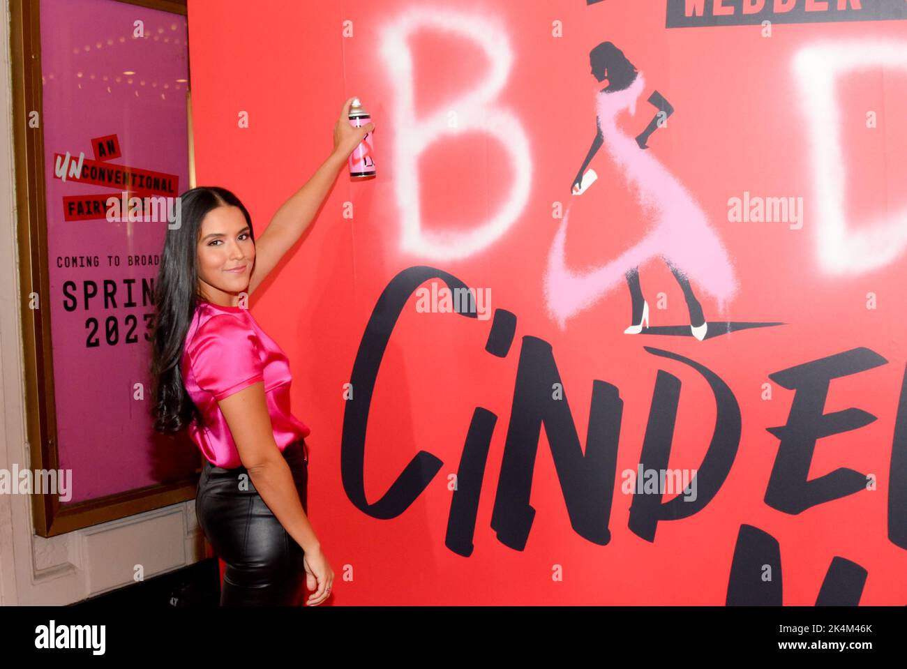 New York, USA. 03rd Oct, 2022. Linedy Genao attends a press event to ...