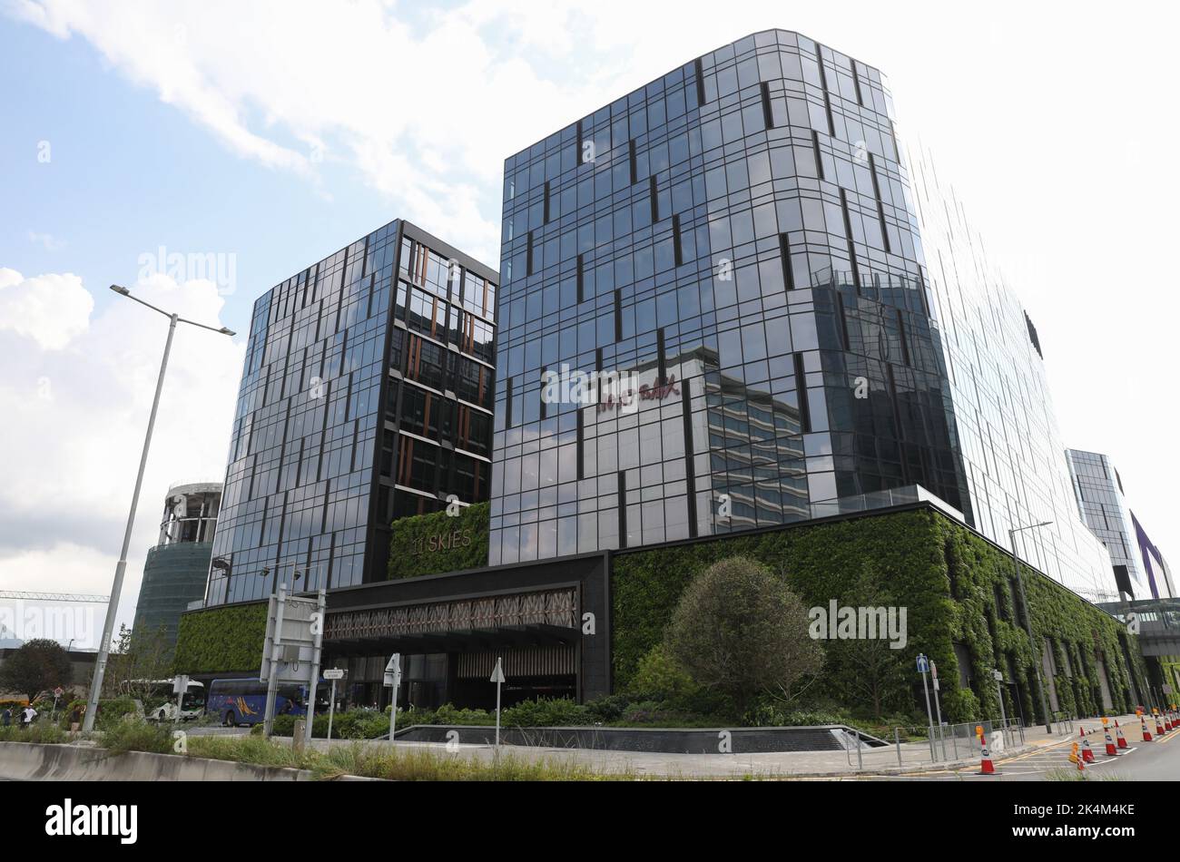 A view of the 11 Skies project is seen during a media tour of the New ...