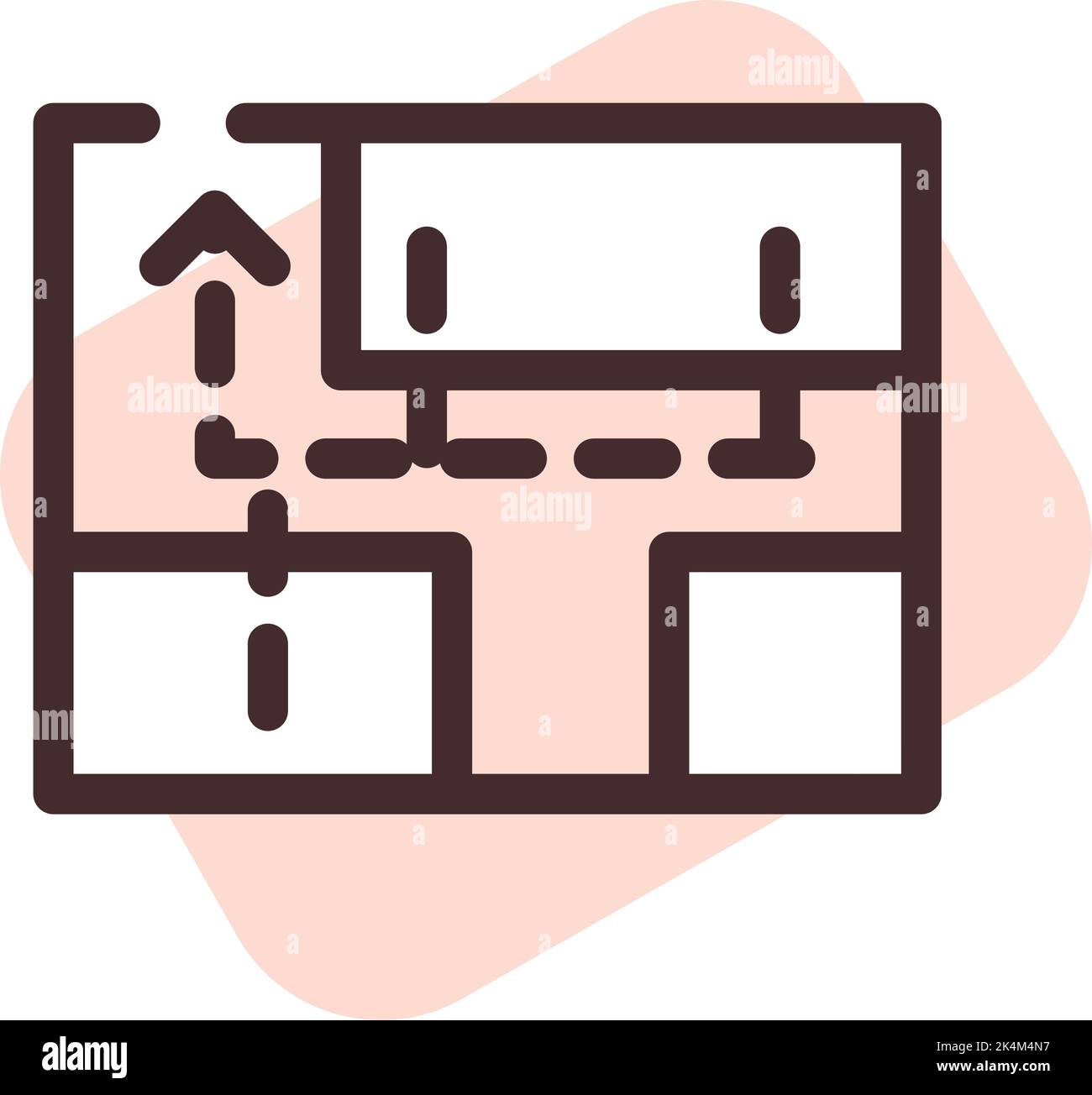 Emergency map, illustration, vector on a white background Stock Vector ...